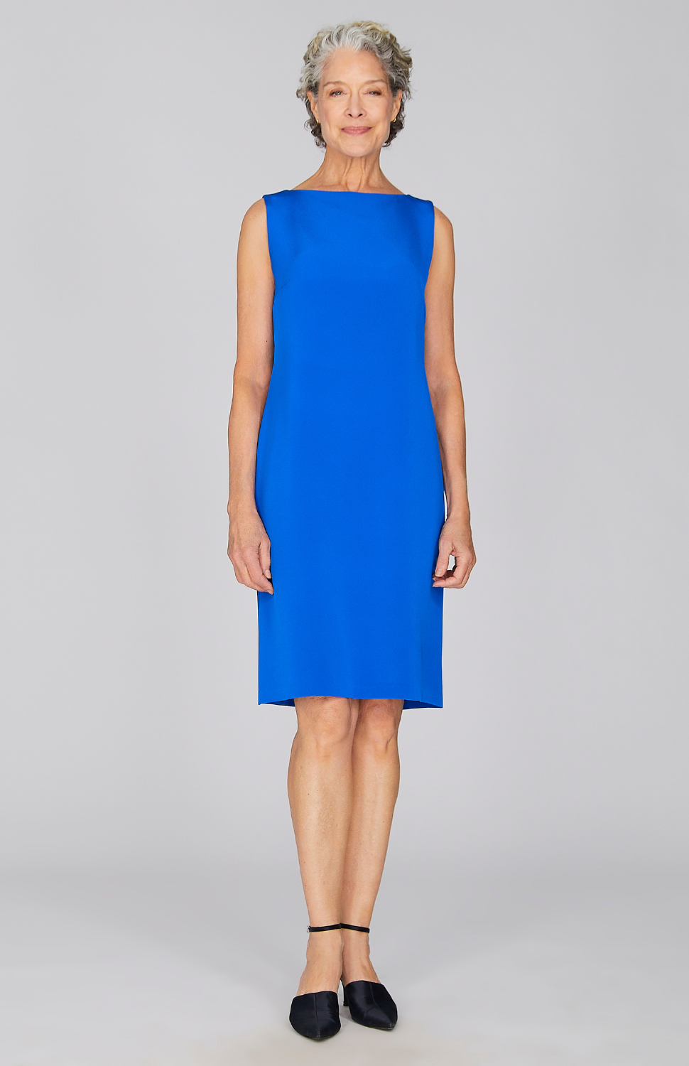 Silk High Neck Sheath Dress – Emmelle Design